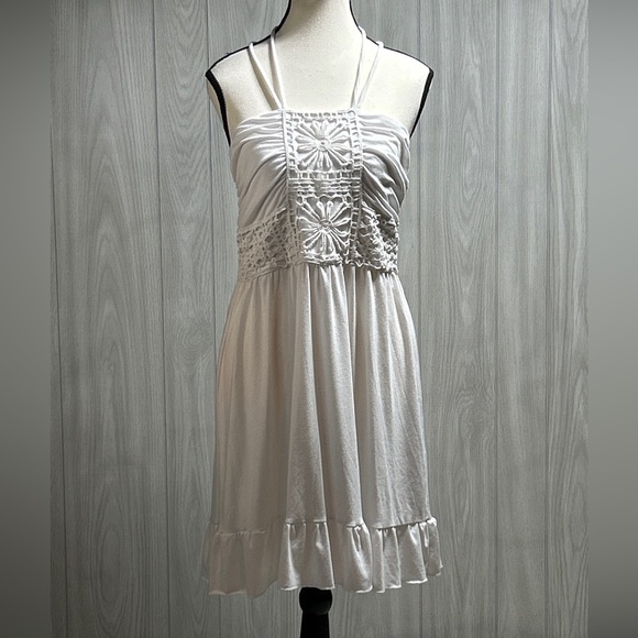 susie rose | Dresses | Susie Rose White Halter Dress Size Xl 517 ...